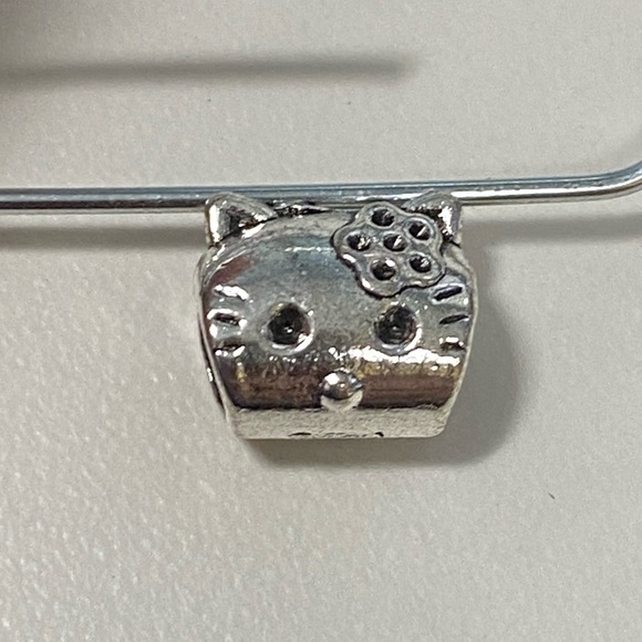 Jewelry | Kitty Charm 4 Pandora Bracelet Silver Bead Charms Kitten Cat ...